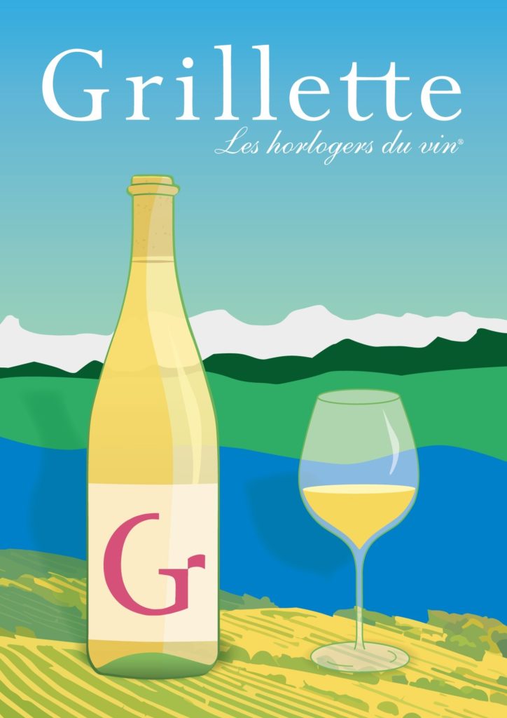 Affiche Grillette "L'innovation et les vins blancs" - Grillette Domaine ...